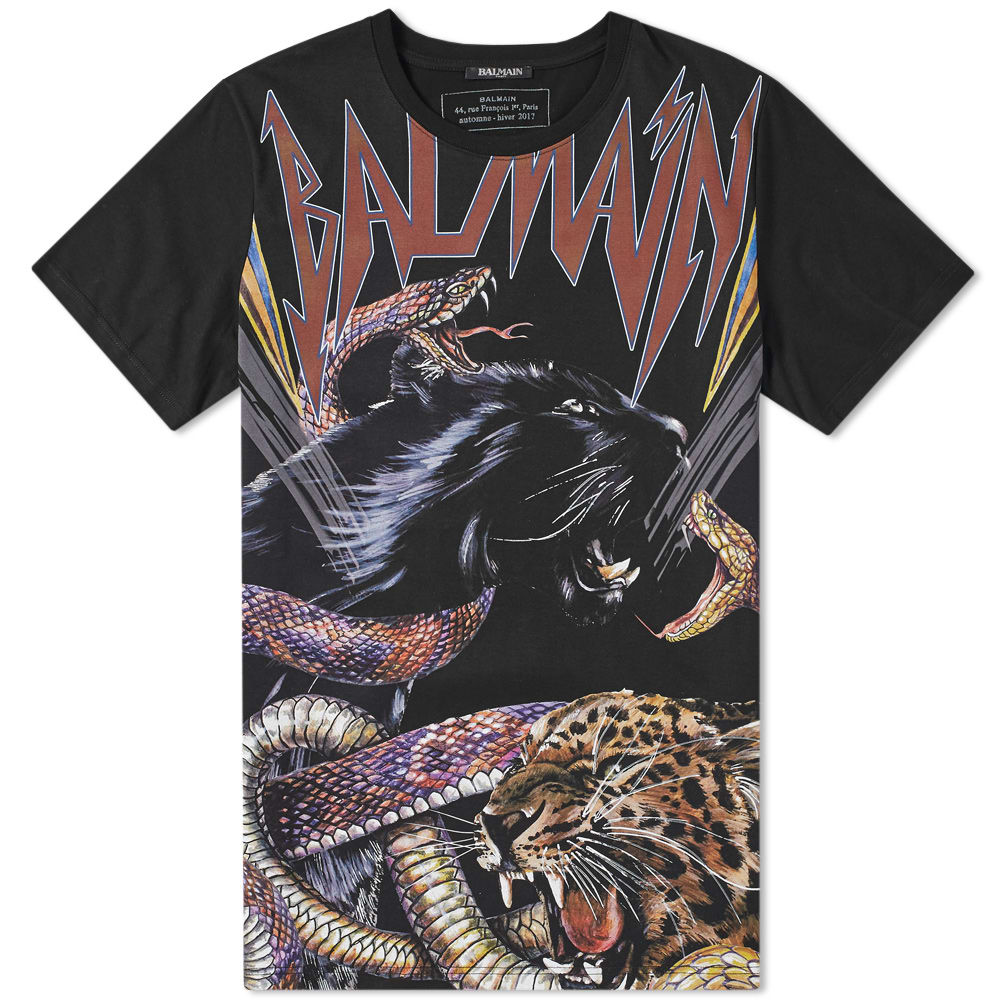 Balmain Tiger Logo Tee Balmain