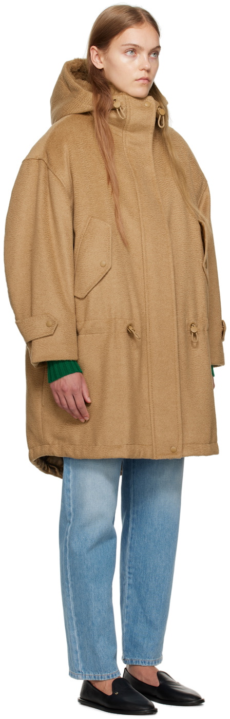 Max Mara Tan Oversized Coat Max Mara