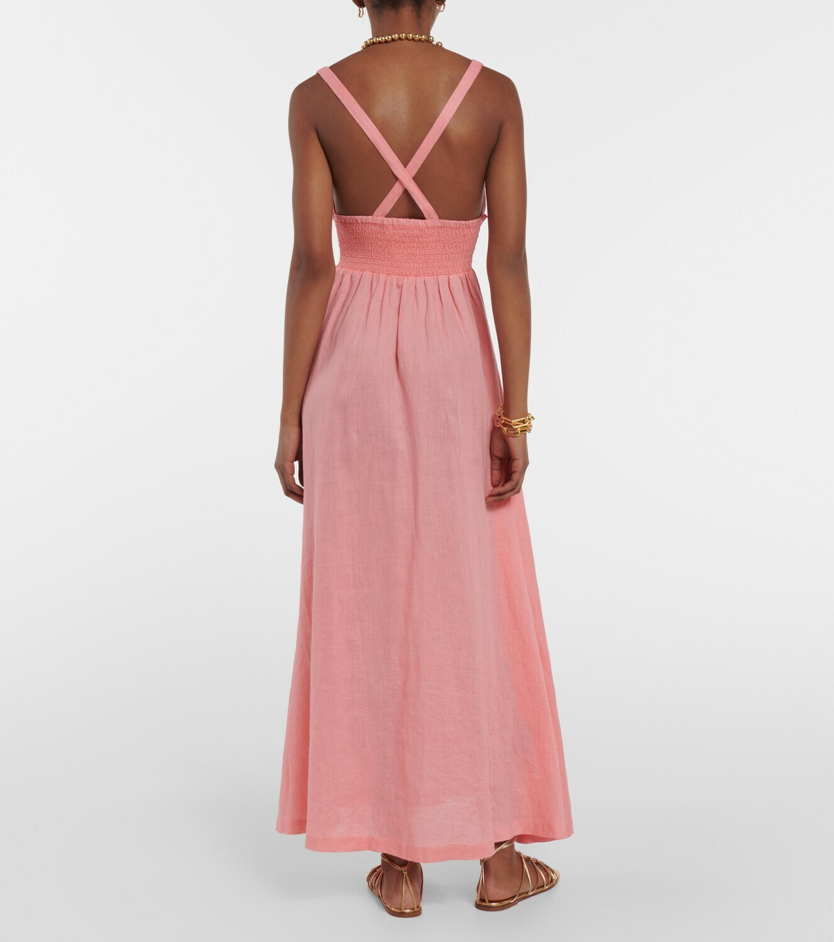 Heidi Klein Rosa Polyantha linen maxi dress Heidi Klein