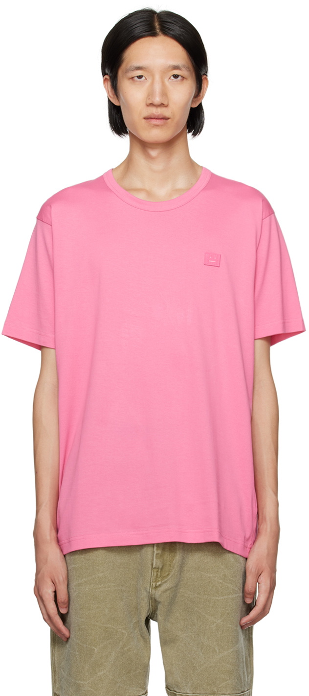 Acne Studios Pink Patch T-Shirt Acne Studios