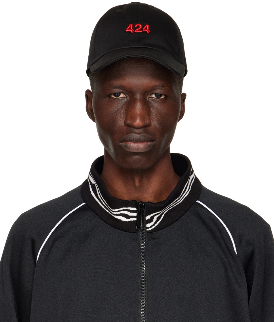 424 Black Logo Cap 424