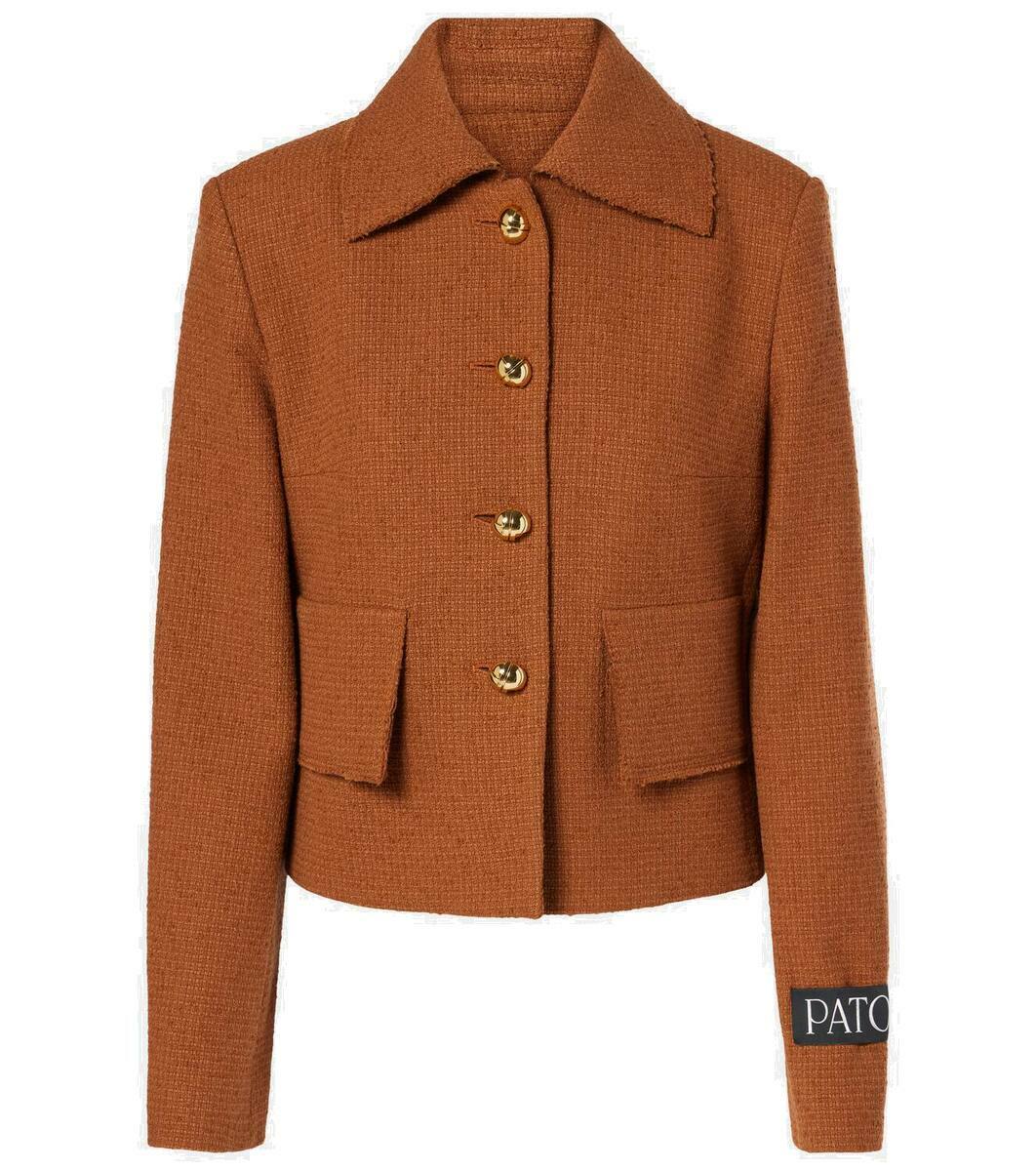 Patou Iconic wool and cotton-blend jacket Patou