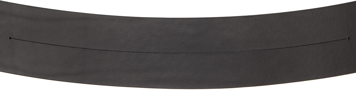 MM6 Maison Margiela Black Buckle Belt MM6 Maison Margiela