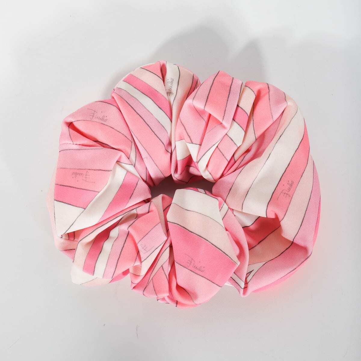 Pucci Multicolor Pink Silk Hair Accessories Emilio Pucci