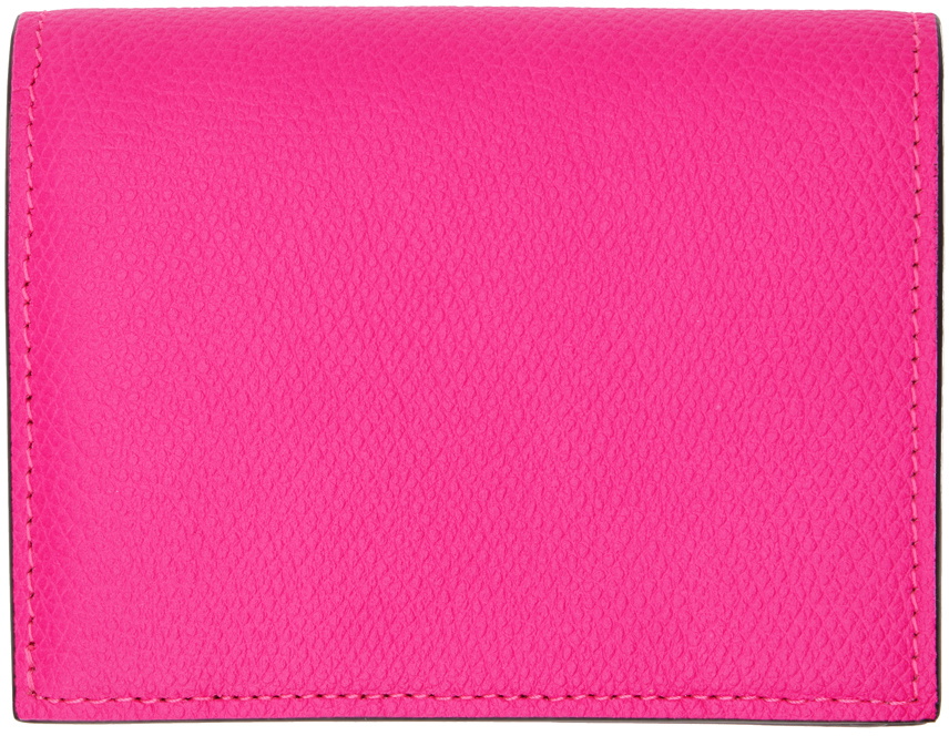 Valentino Garavani Pink Mini VLogo Wallet Valentino Garavani