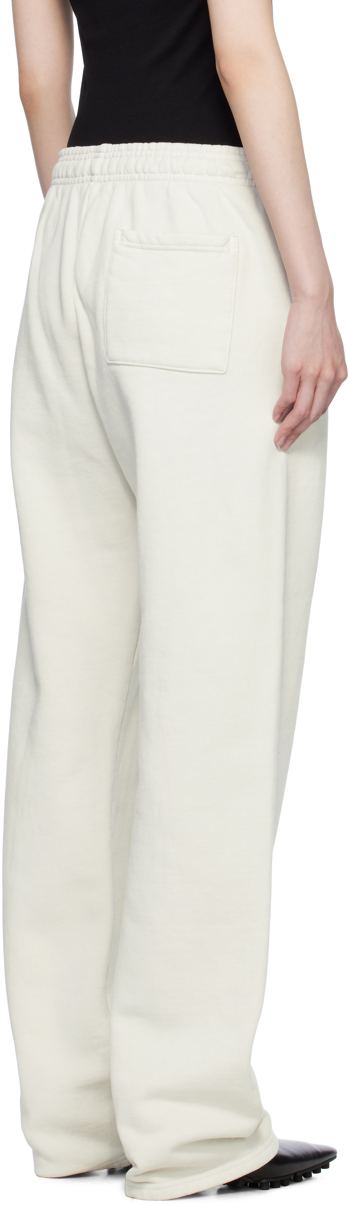 Entire Studios Off-White Straight-Leg Sweatpants Entire Studios