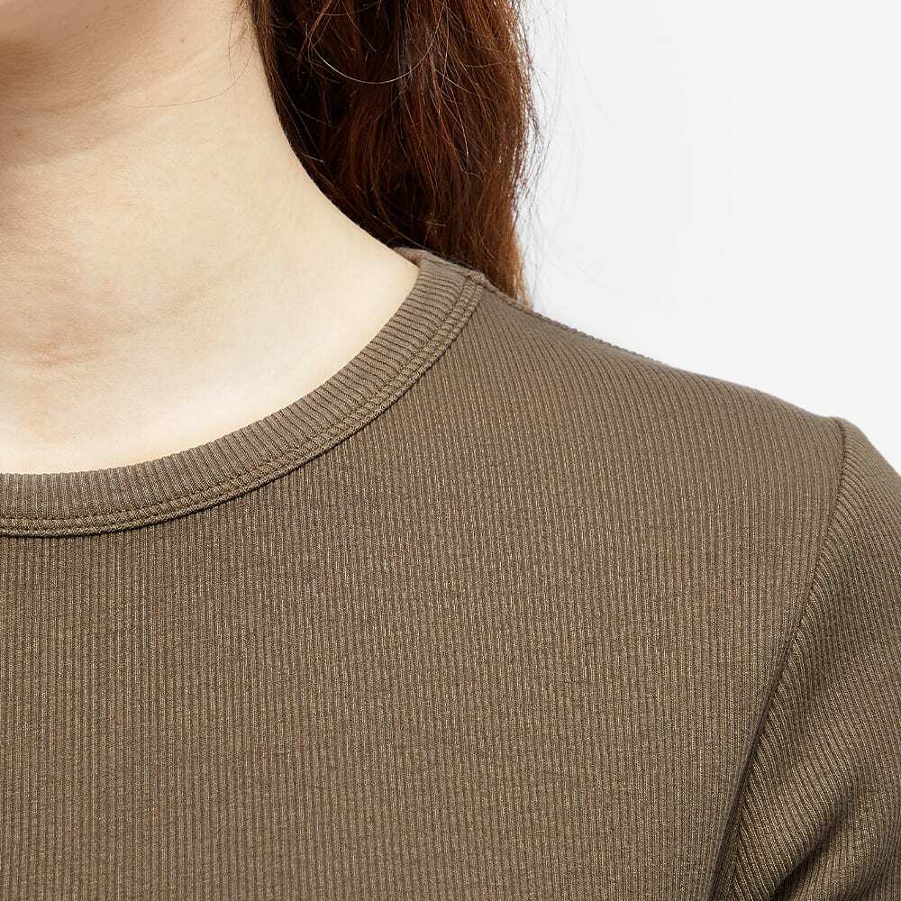 Colorful Standard Women's Long Sleeve Organic Rib T-Shirt in Cedar ...