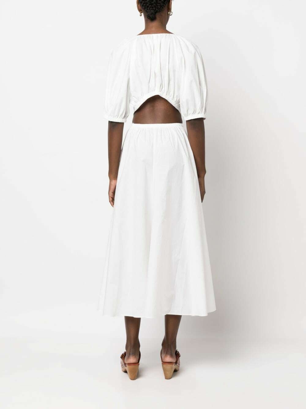 FORTE FORTE - Cotton Popline Cut Out Dress Forte Forte