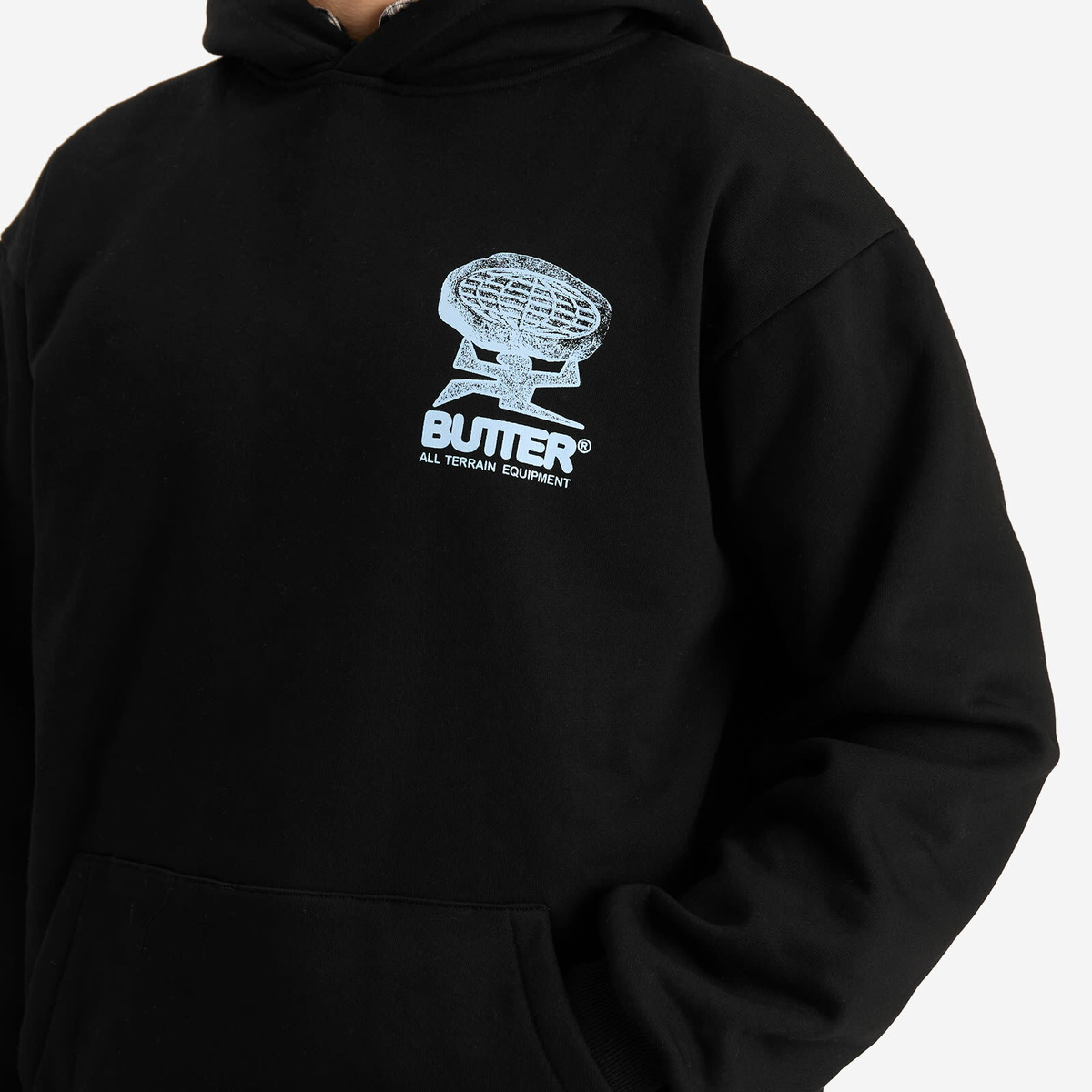 Butter Goods Men's Terrain Pullover Hoody in Black Butter Goods