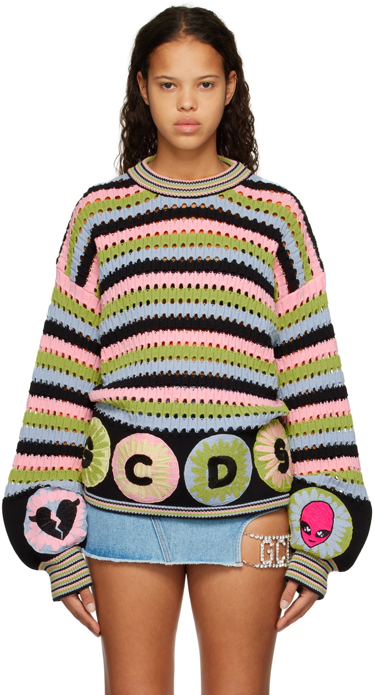 GCDS Multicolor Striped Sweater GCDS