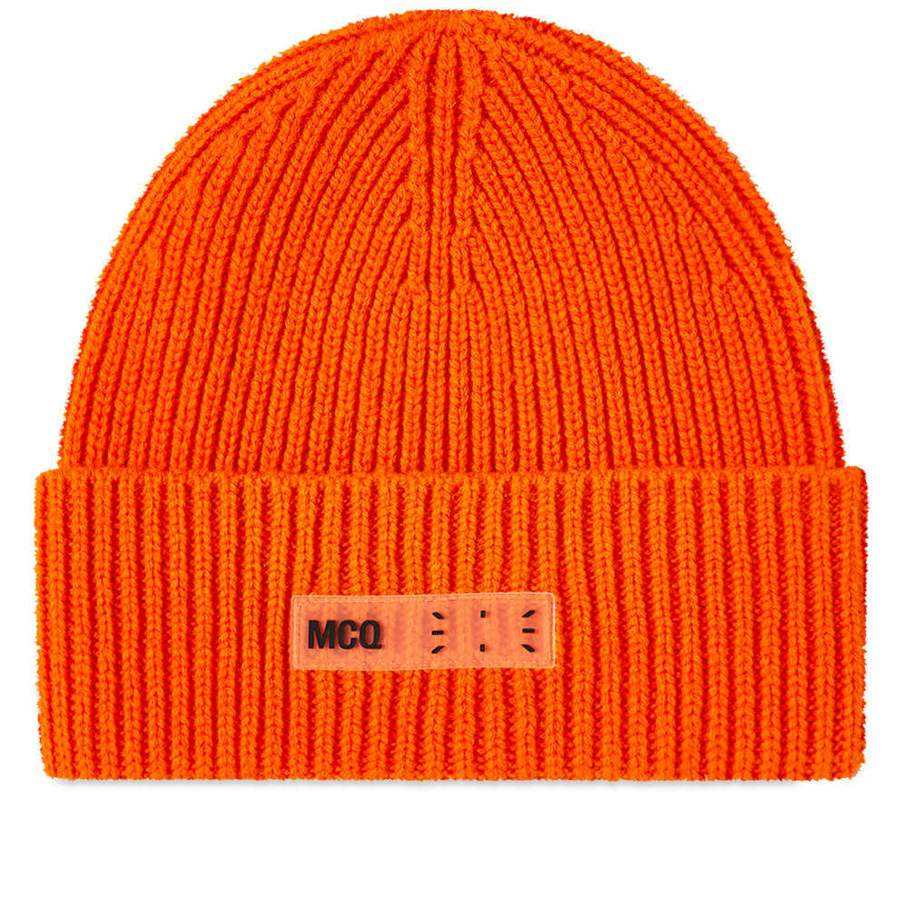 McQ Women's Logo Beanie in Rocket McQ Alexander McQueen