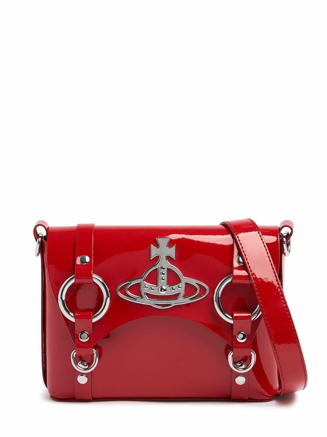 VIVIENNE WESTWOOD Kim Patent Leather Crossbody Bag Vivienne Westwood