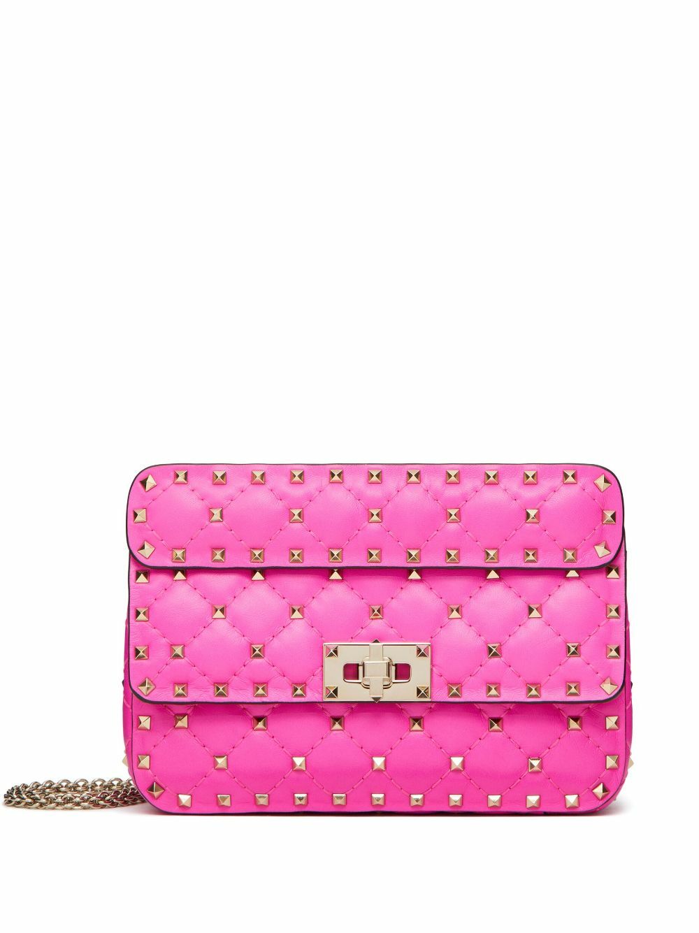 VALENTINO GARAVANI - Rockstud Spike Small Leather Shoulder Bag ...