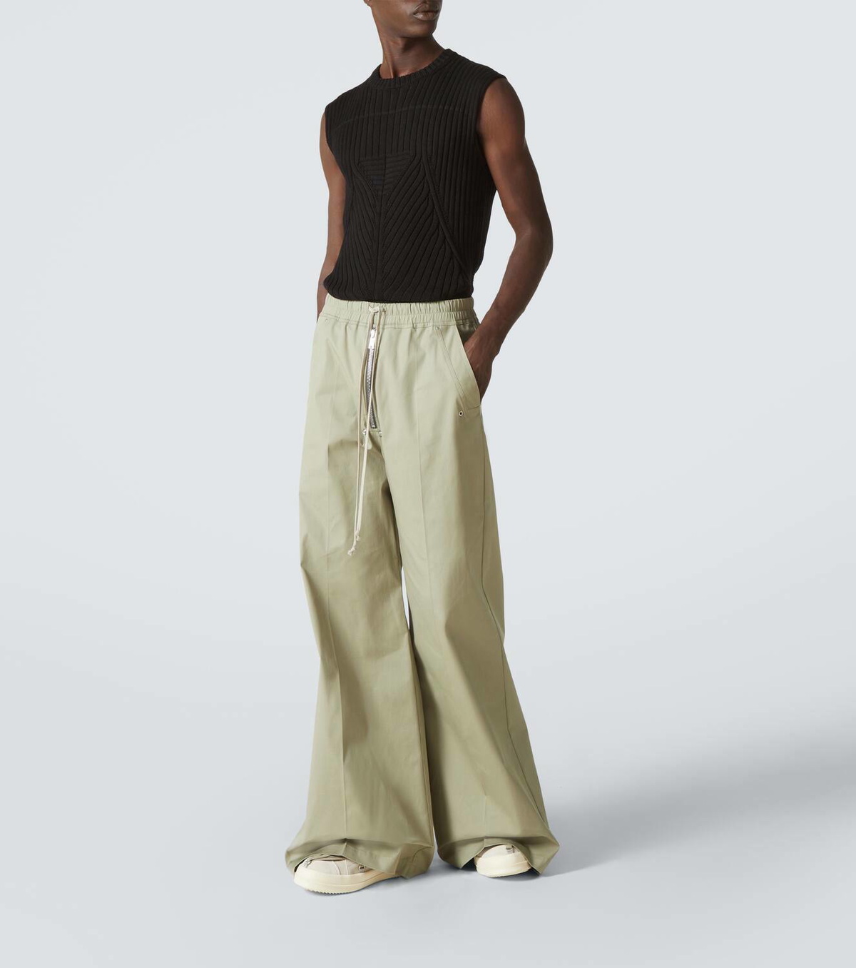Rick Owens Bela cotton poplin wide-leg pants Rick Owens