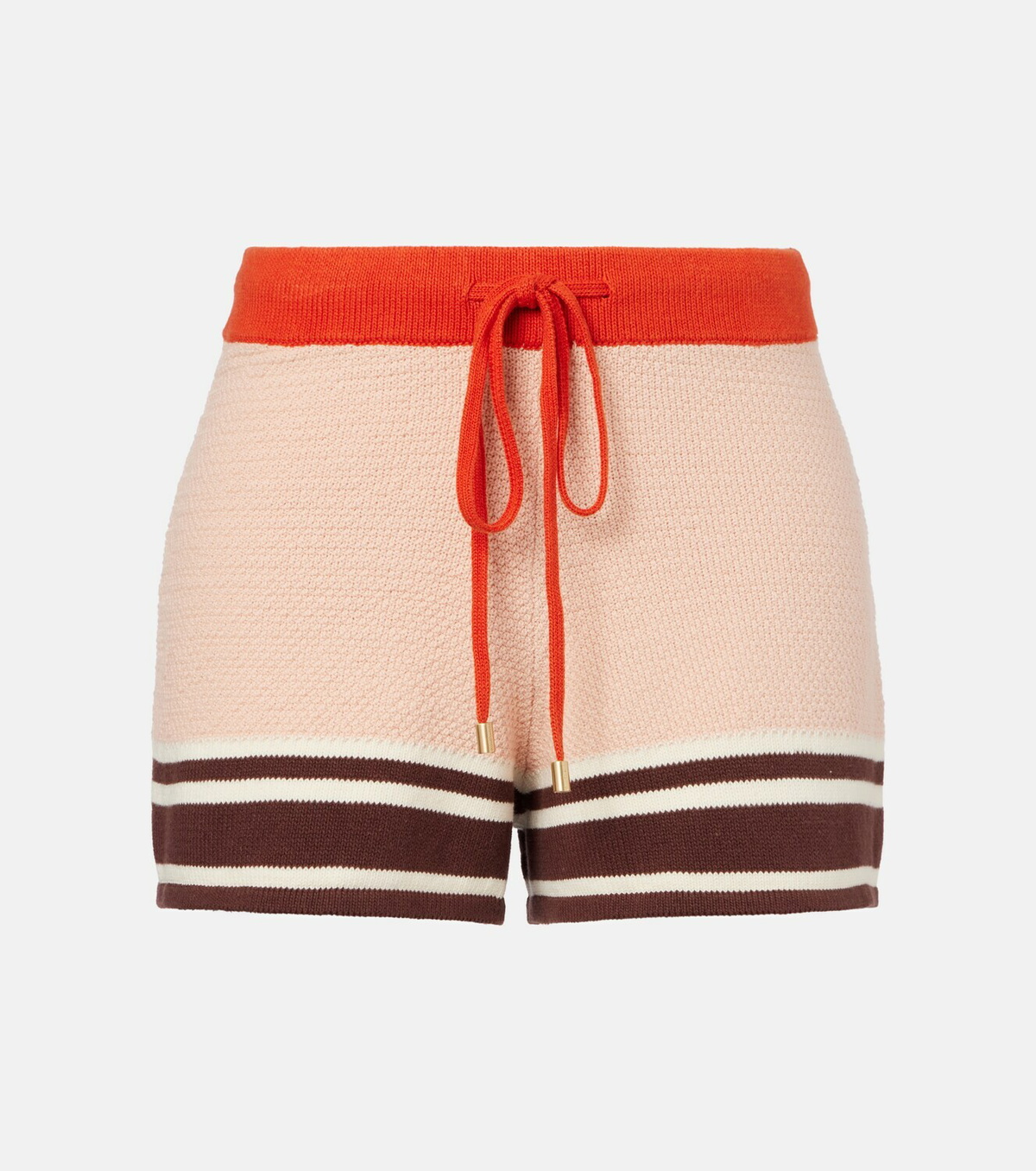 Zimmermann Ascension knitted cotton-blend shorts Zimmermann