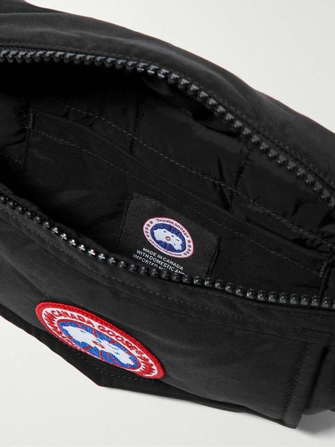 Canada Goose - Logo-Appliquéd Webbing-Trimmed Shell Belt Bag Canada Goose