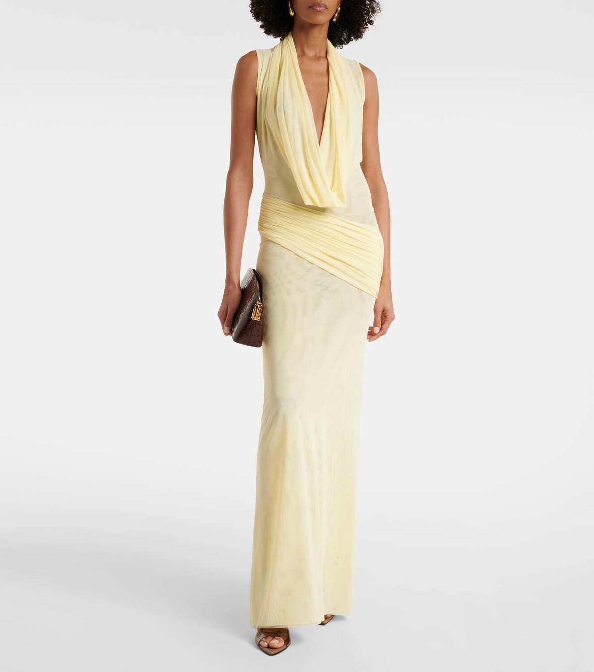 David Koma Semi-sheer gown David Koma