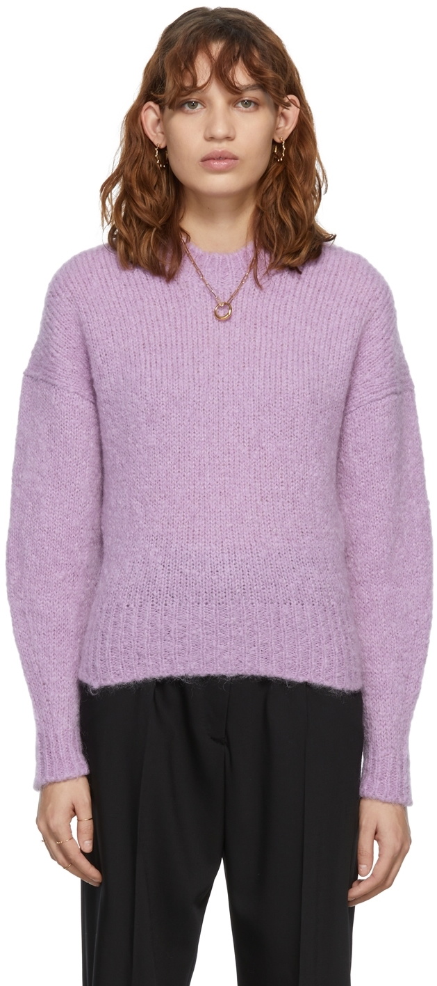 Isabel Marant Purple Chunky Knit Elise Sweater Isabel Marant