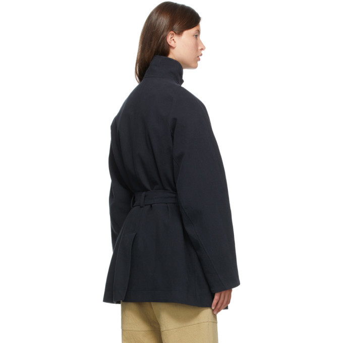 LOW CLASSIC Navy Classic Half-Pocket Jacket Low Classic