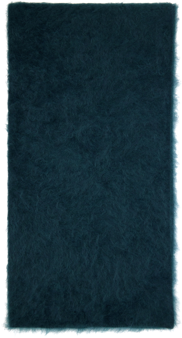 RAINMAKER KYOTO Blue Brushed Scarf RAINMAKER KYOTO