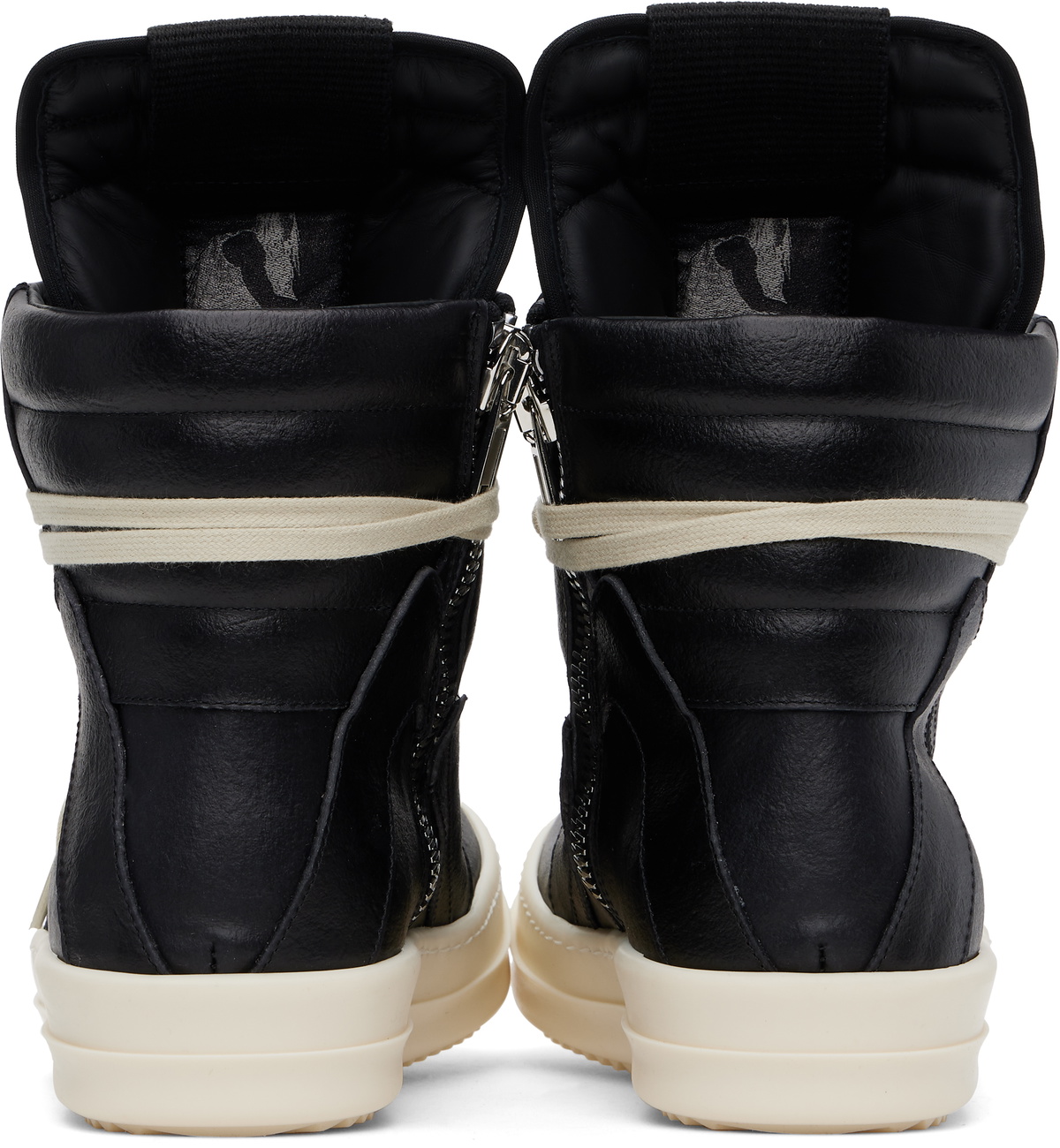 Rick Owens Black Hollywood Geobasket Sneakers Rick Owens