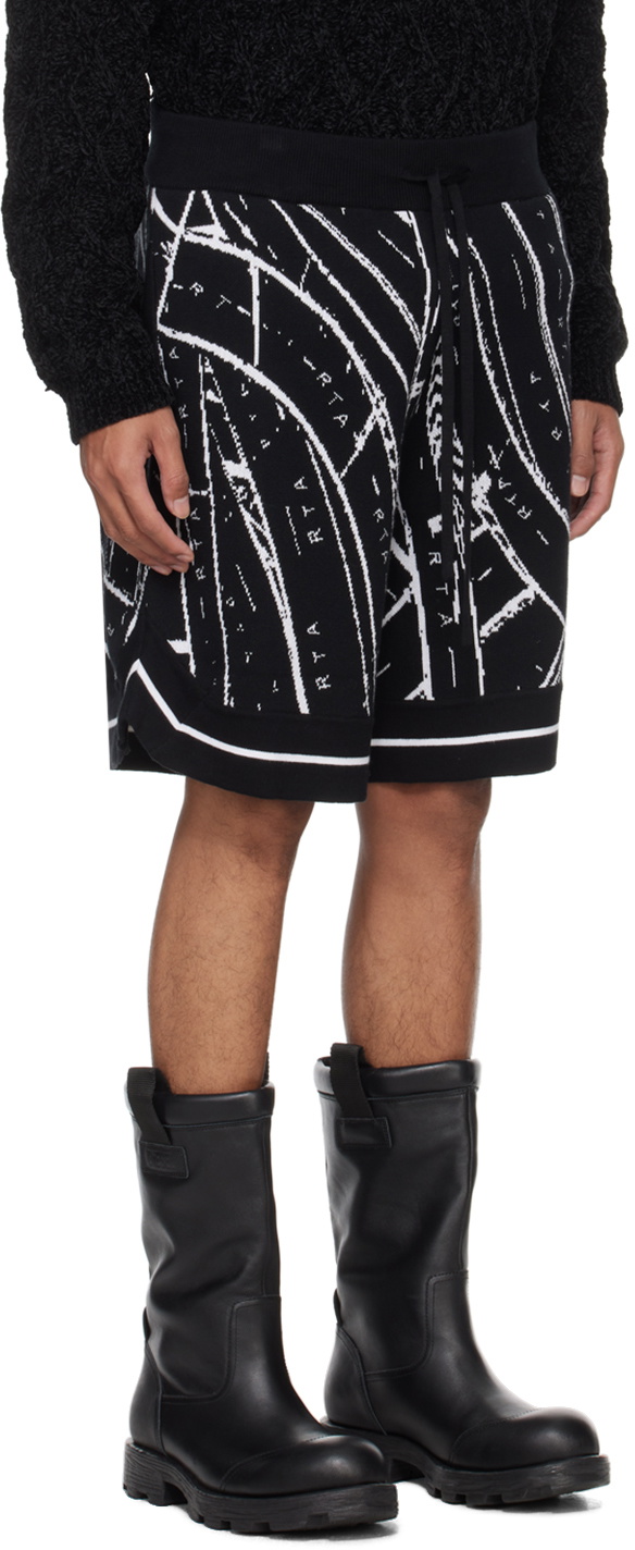 RTA Black Drawstring Shorts RtA