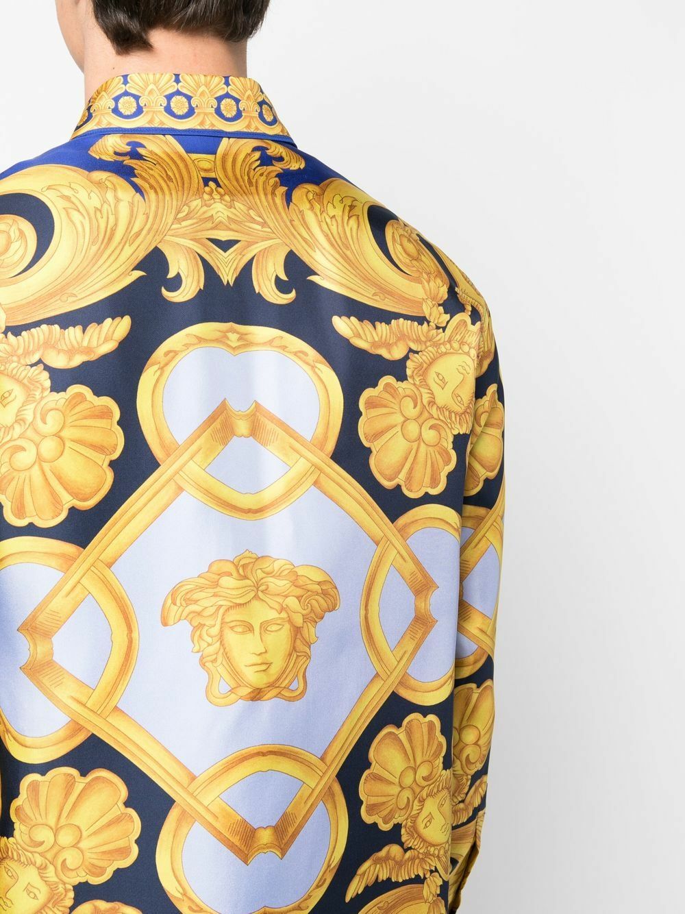 VERSACE - Barocco Print Silk Shirt Versace
