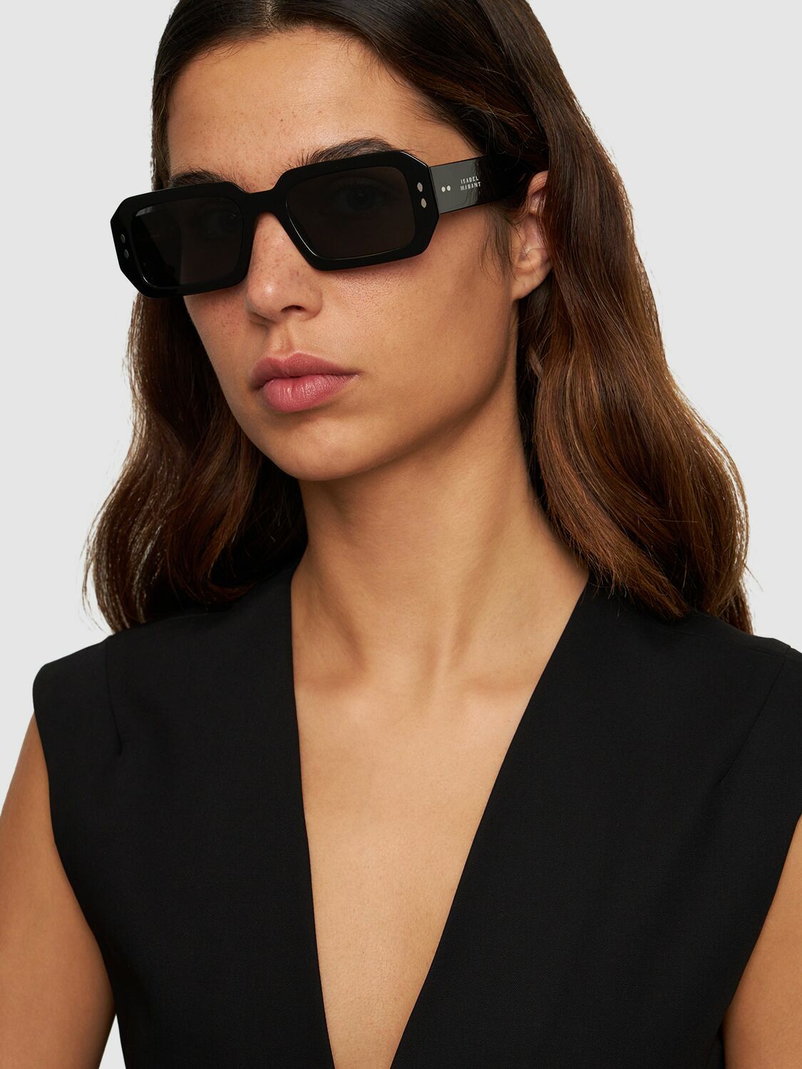ISABEL MARANT - The New Maxi Temple Acetate Sunglasses Isabel Marant