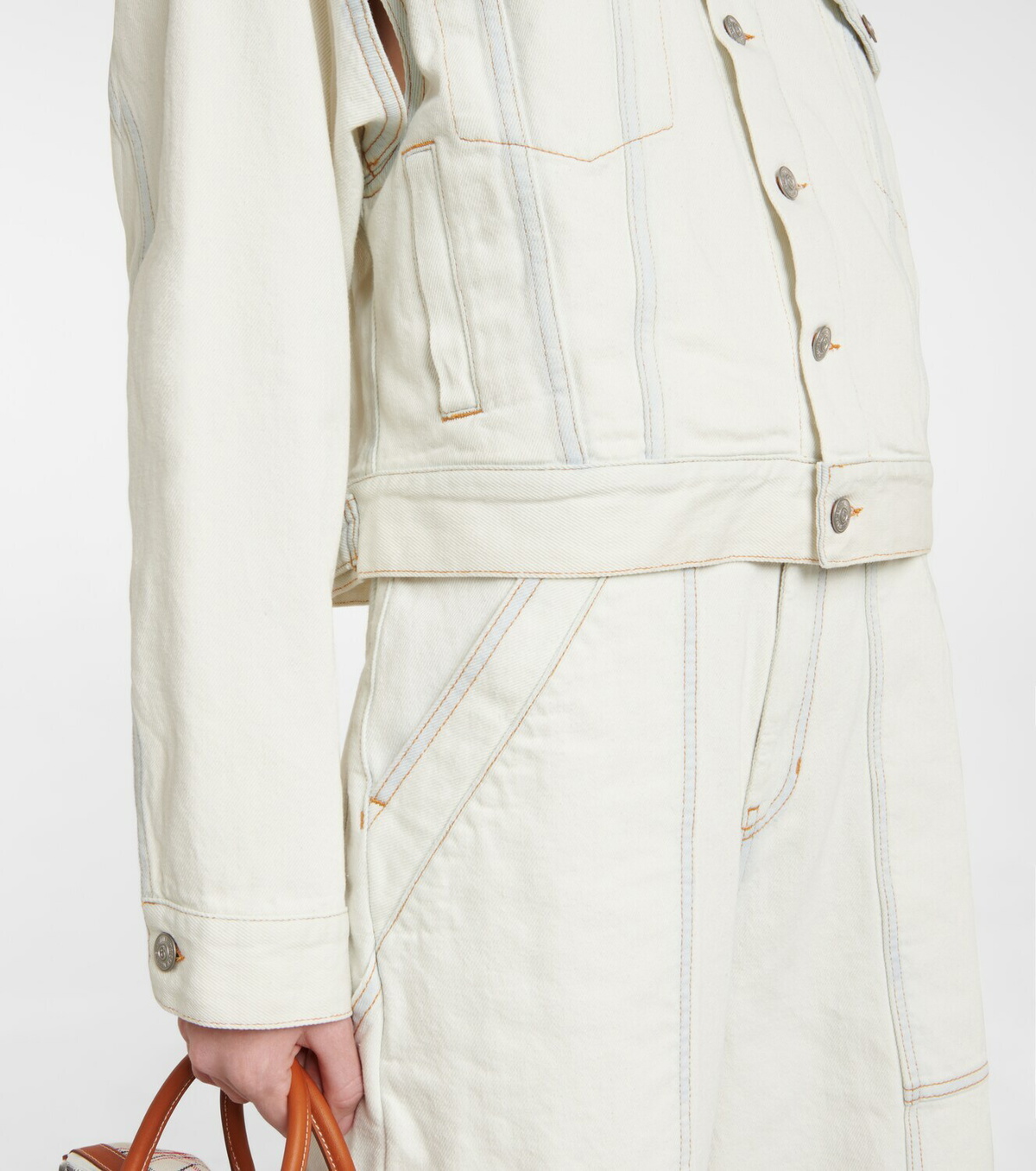 MM6 Maison Margiela Bleached denim jacket MM6 Maison Margiela
