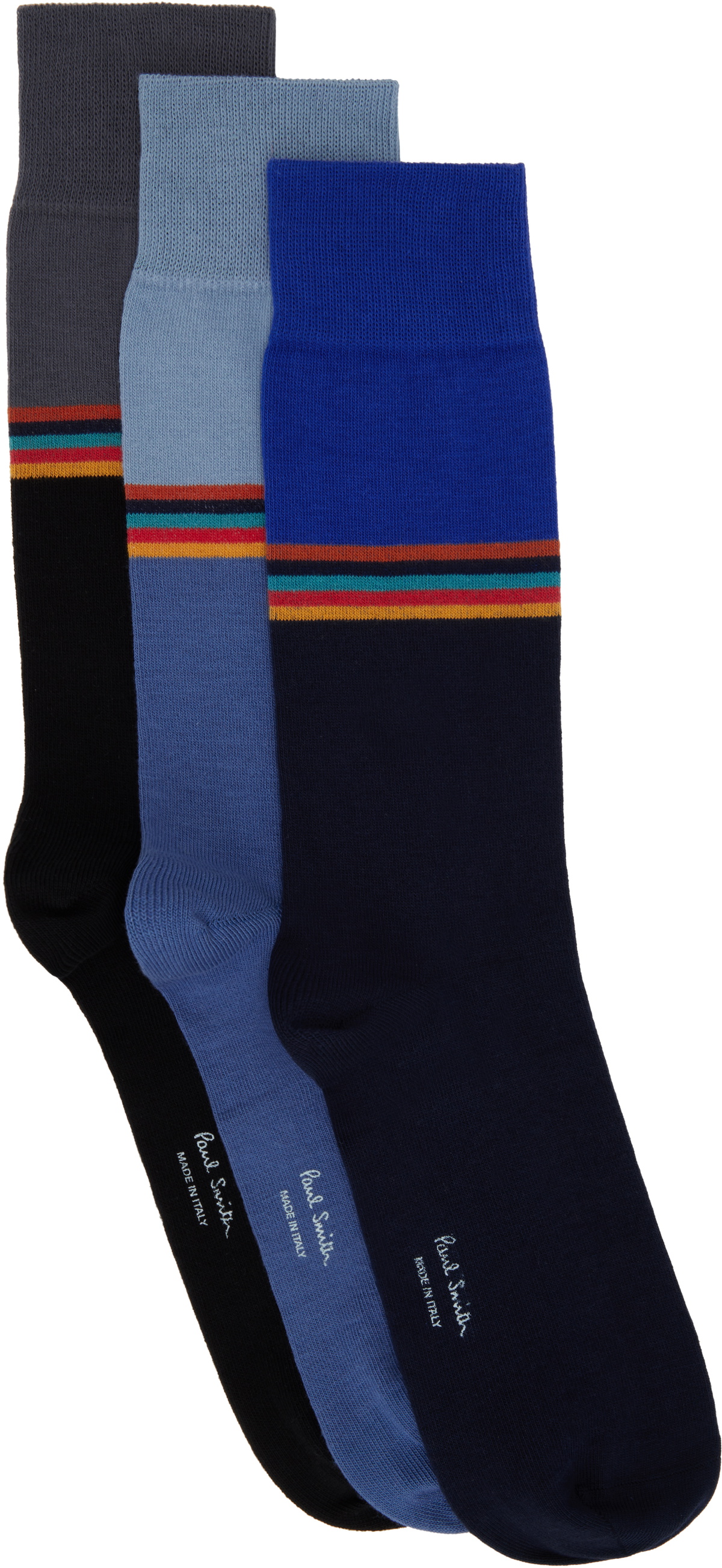 Paul Smith Three-Pack Multicolor Jared Artist Socks Paul Smith