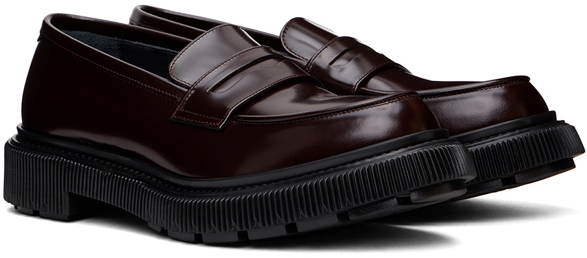Adieu Burgundy Type 159 Loafers Adieu