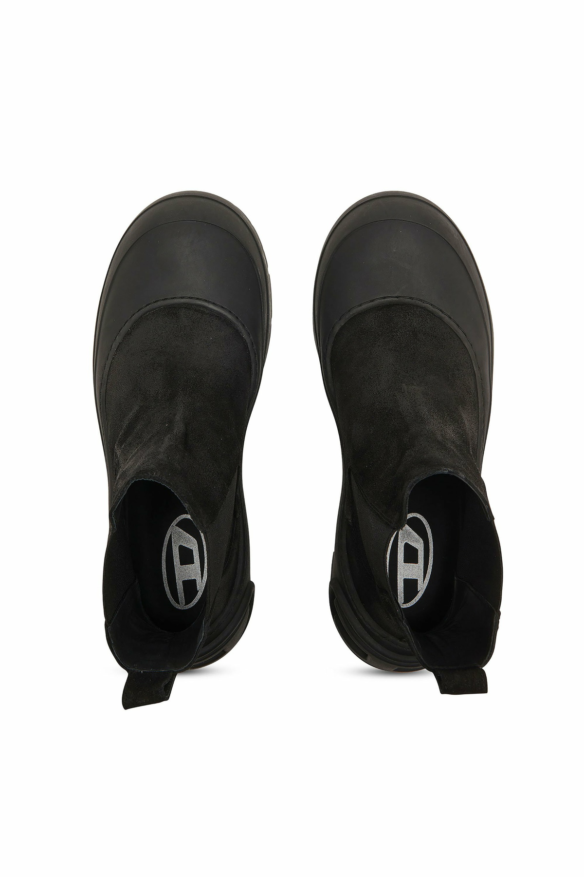 Diesel D-Donald-Chelsea boots in waxed suede and rubber - Boots Mens in ...