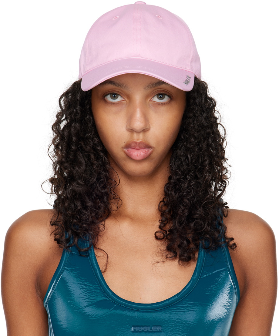 Mugler Pink 'Mugler' Cap Mugler