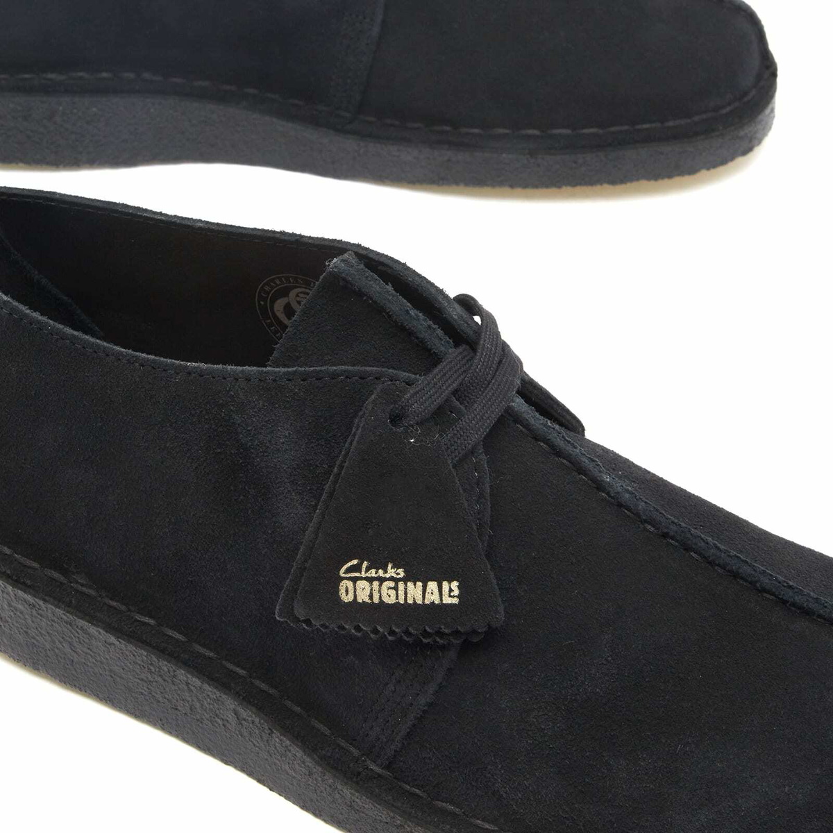 Clarks Originals Men's Desert Trek in Black Suede Clarks Originals
