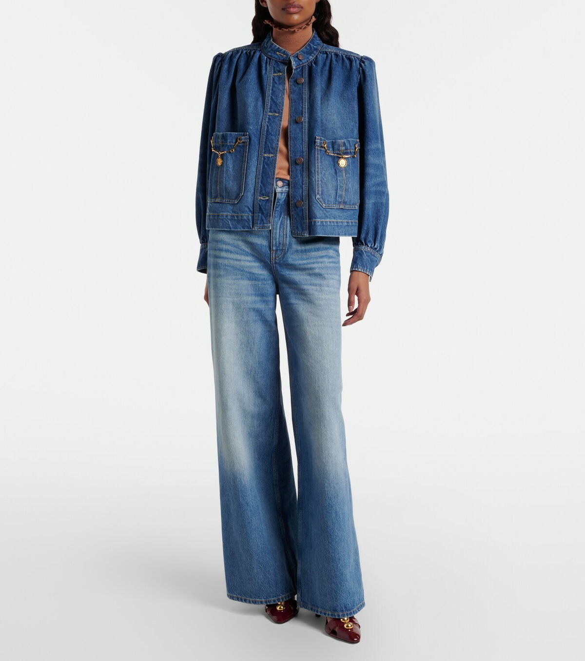 Chloé Embellished denim jacket Chloe