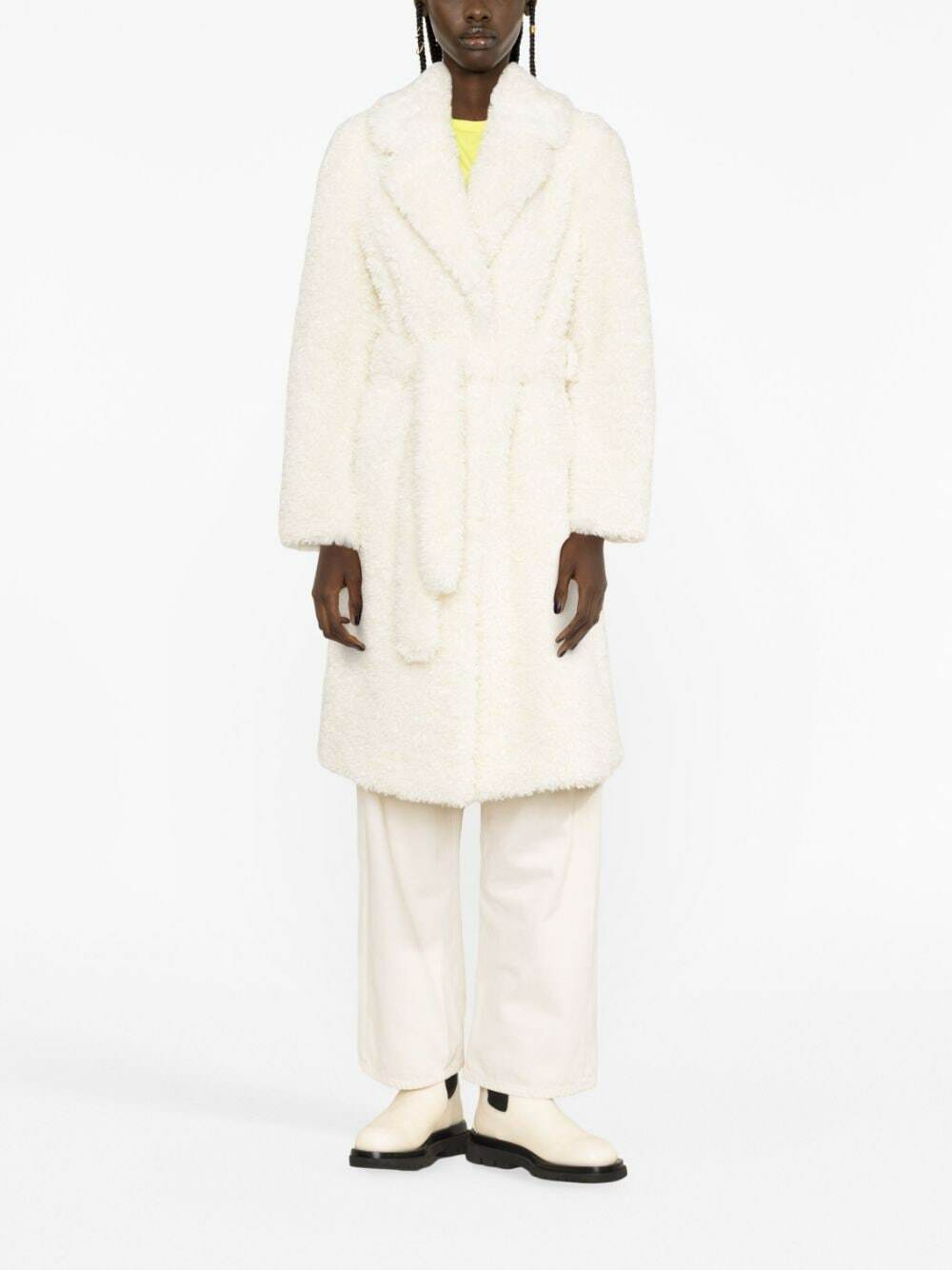 PAROSH - Long Faux Fur Coat Parosh