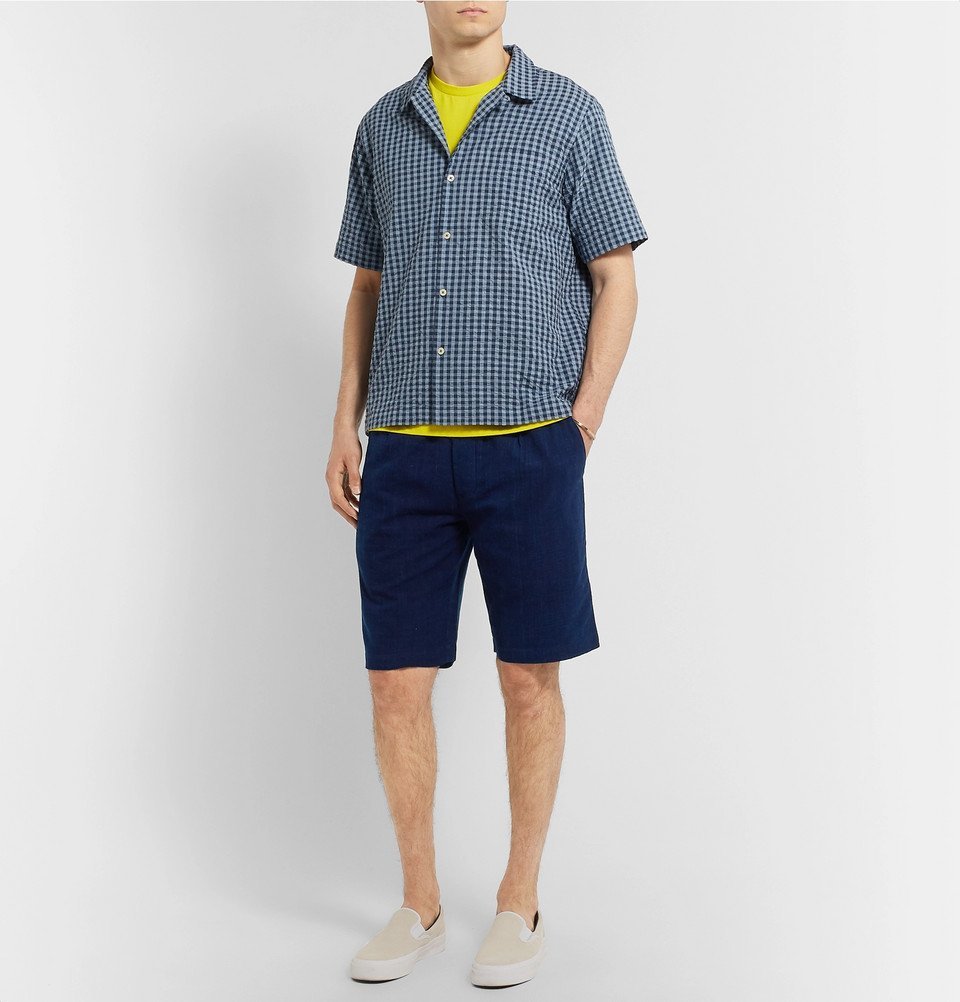 Universal Works - Slub Cotton Shorts - Indigo Universal Works