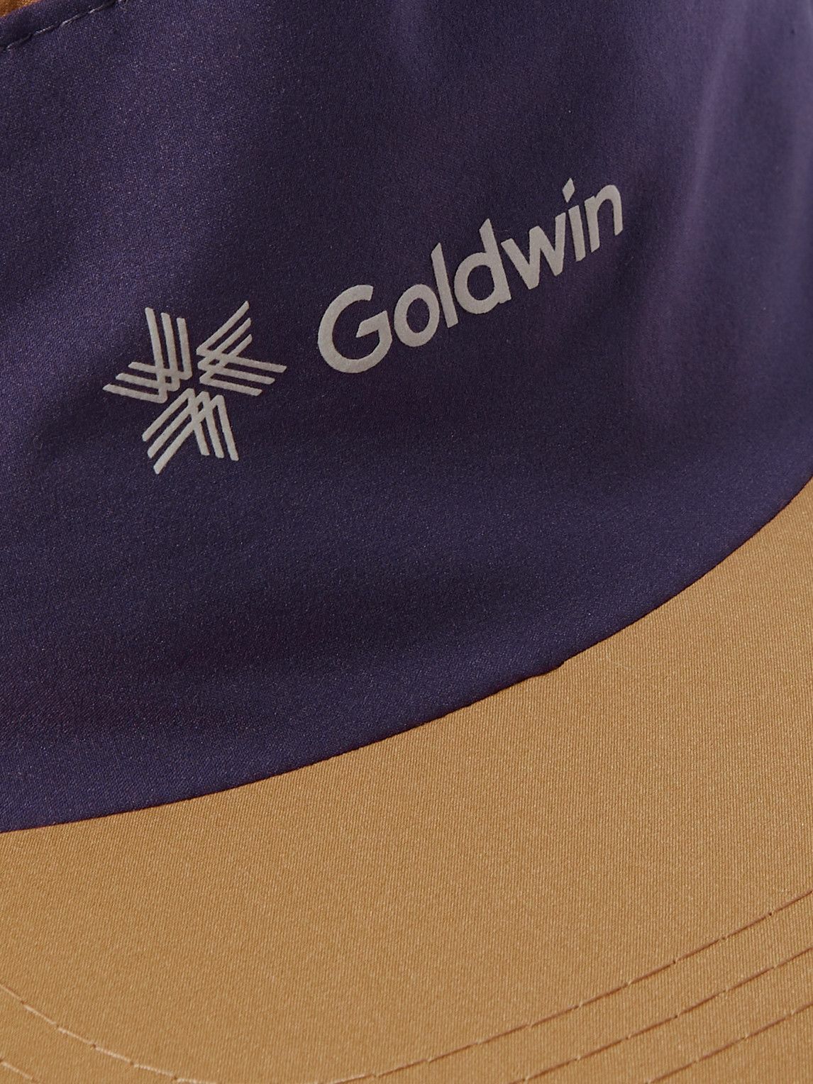 Goldwin - Utility Logo-Print Colour-Block Mesh and Shell Baseball Cap Goldwin