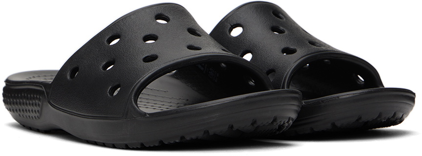 Crocs Kids Black Classic Slides Crocs