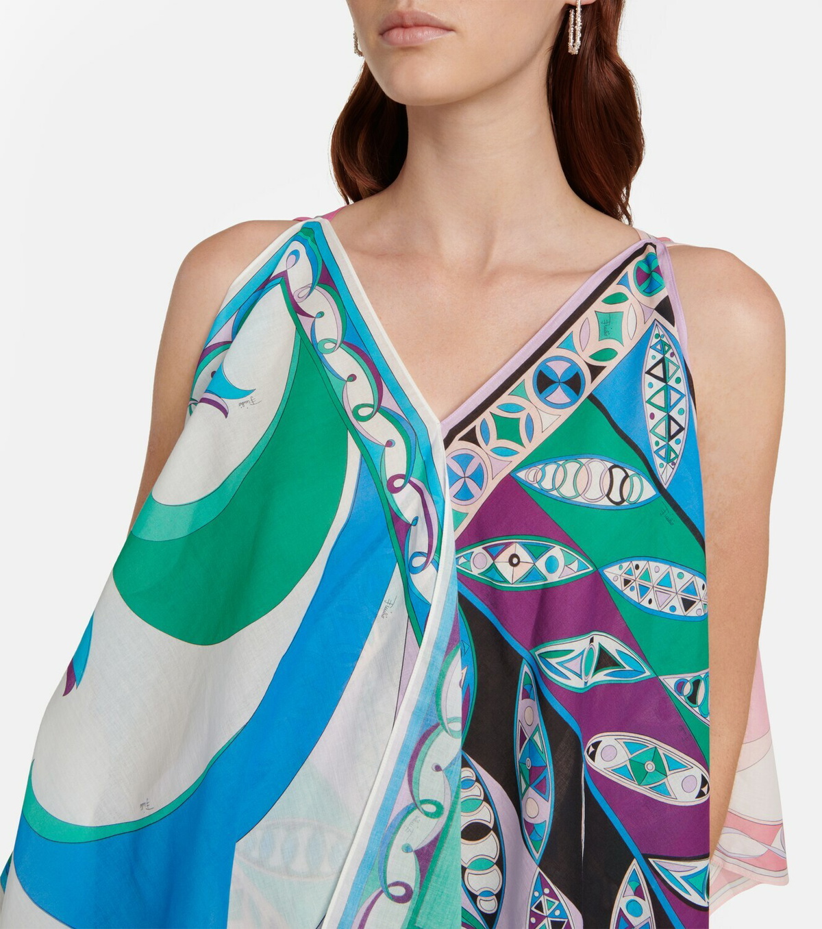 Pucci - Printed cotton muslin top Emilio Pucci
