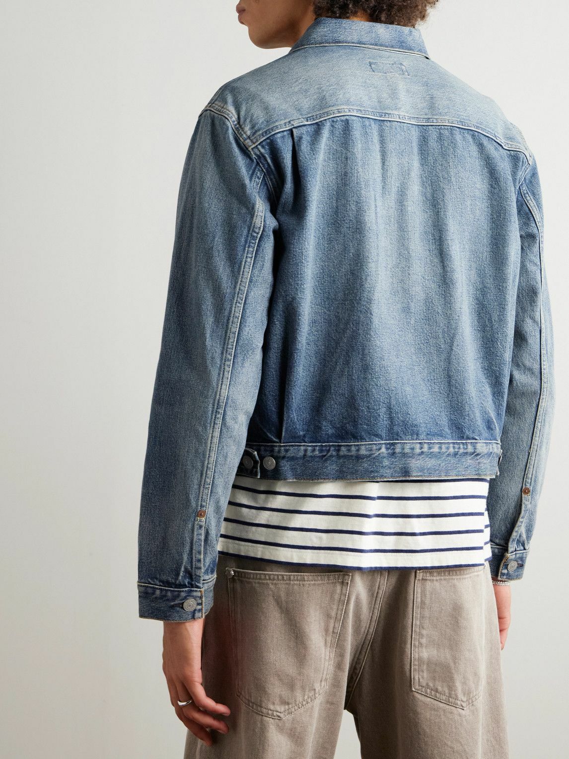 Polo Ralph Lauren - Cropped Denim Trucker Jacket - Blue Polo Ralph Lauren