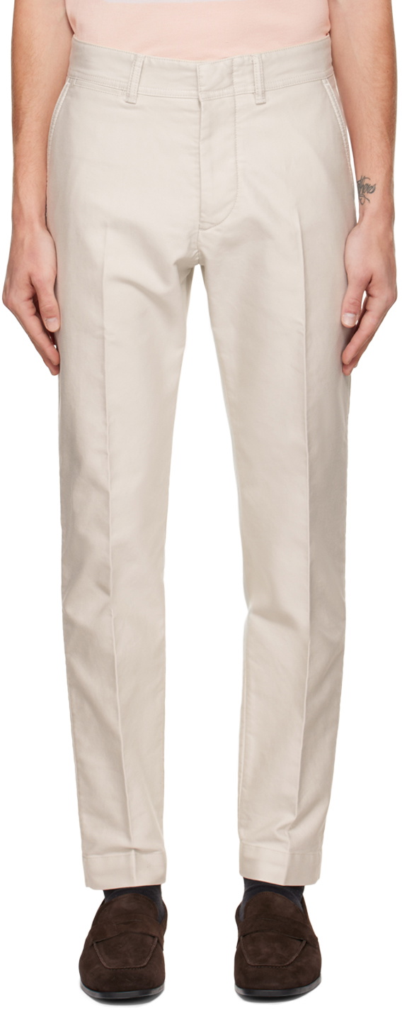 TOM FORD Off-White Military Trousers TOM FORD