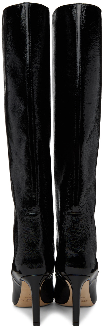 Jimmy Choo Black Mavis 85 Tall Boots Jimmy Choo