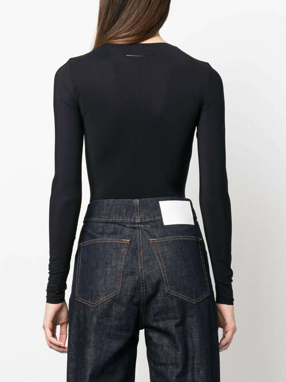 MM6 MAISON MARGIELA - Long Sleeve Bodysuit MM6 Maison Margiela
