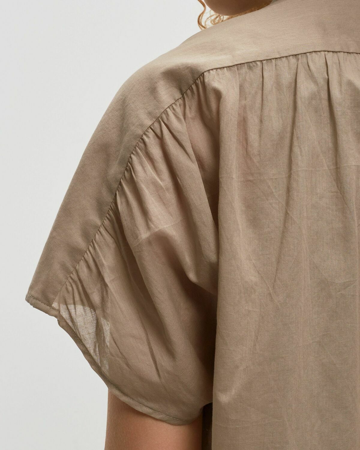Closed Gathered Shirt Beige Shirts & Blouses Closed