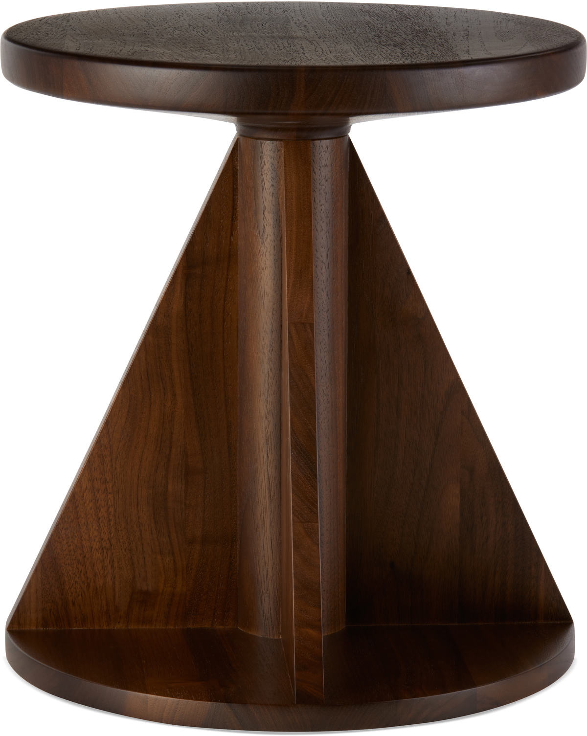 HEM Brown All Wood Rocket Stool HEM