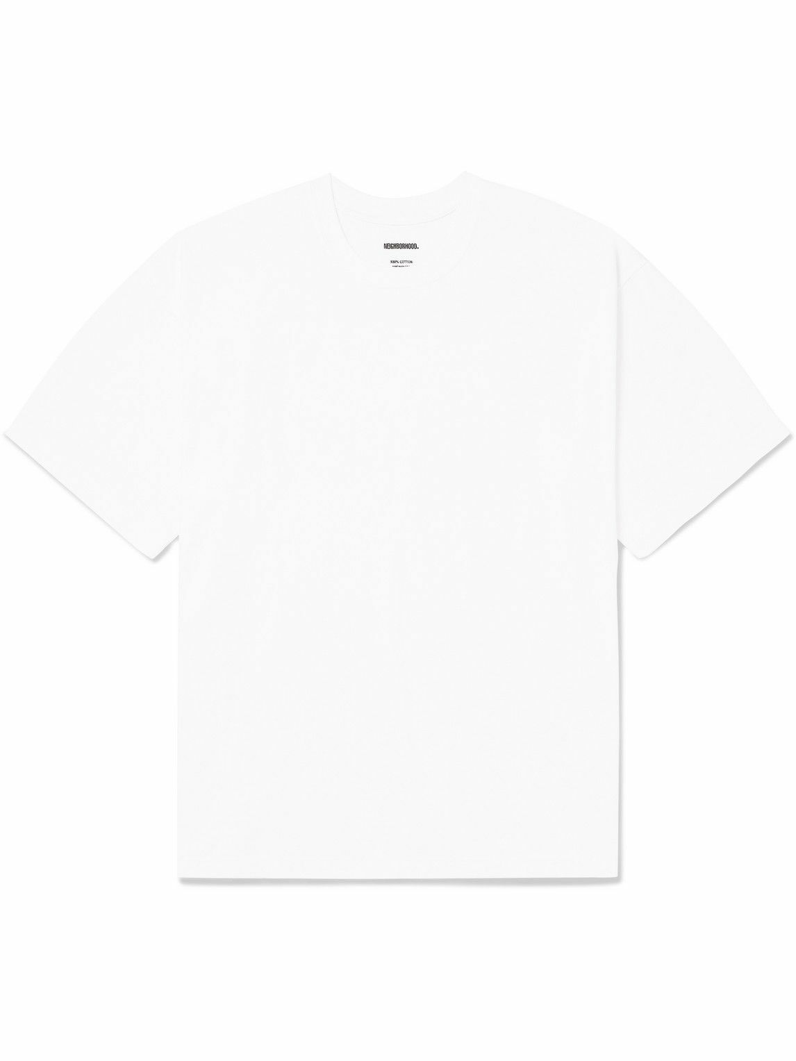 Neighborhood - Logo-Print Cotton-Jersey T-Shirt - White Neighborhood
