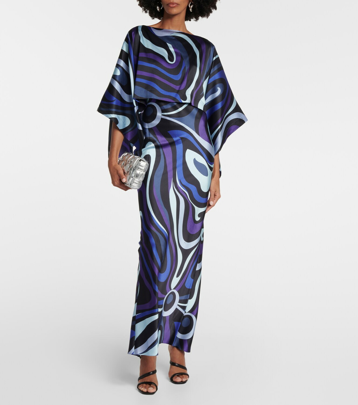 Pucci Boatneck silk maxi dress Emilio Pucci