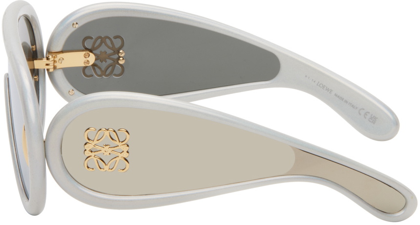 LOEWE White Paula's Ibiza Wave Mask Sunglasses Loewe