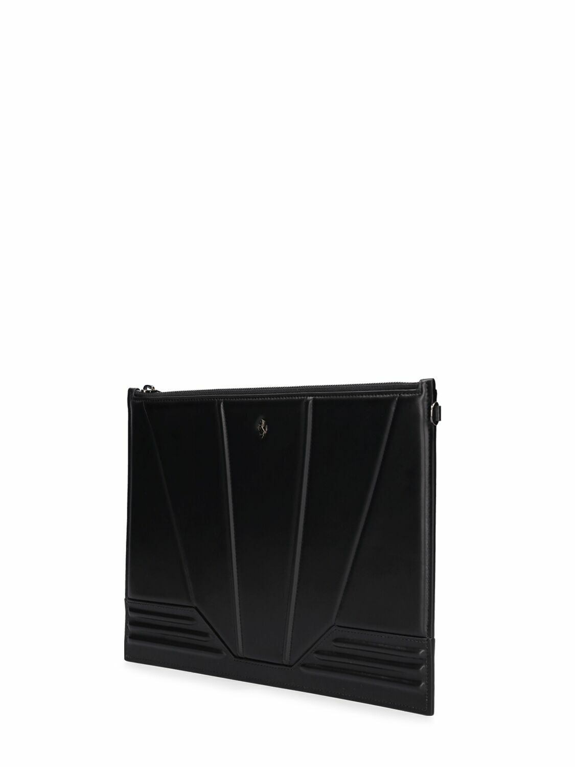 FERRARI - Large Smooth Leather Pouch Ferrari